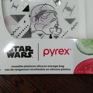 Star Wars | Kitchen | New Star Wars Pyrex Reusable Platinum Silicone ...